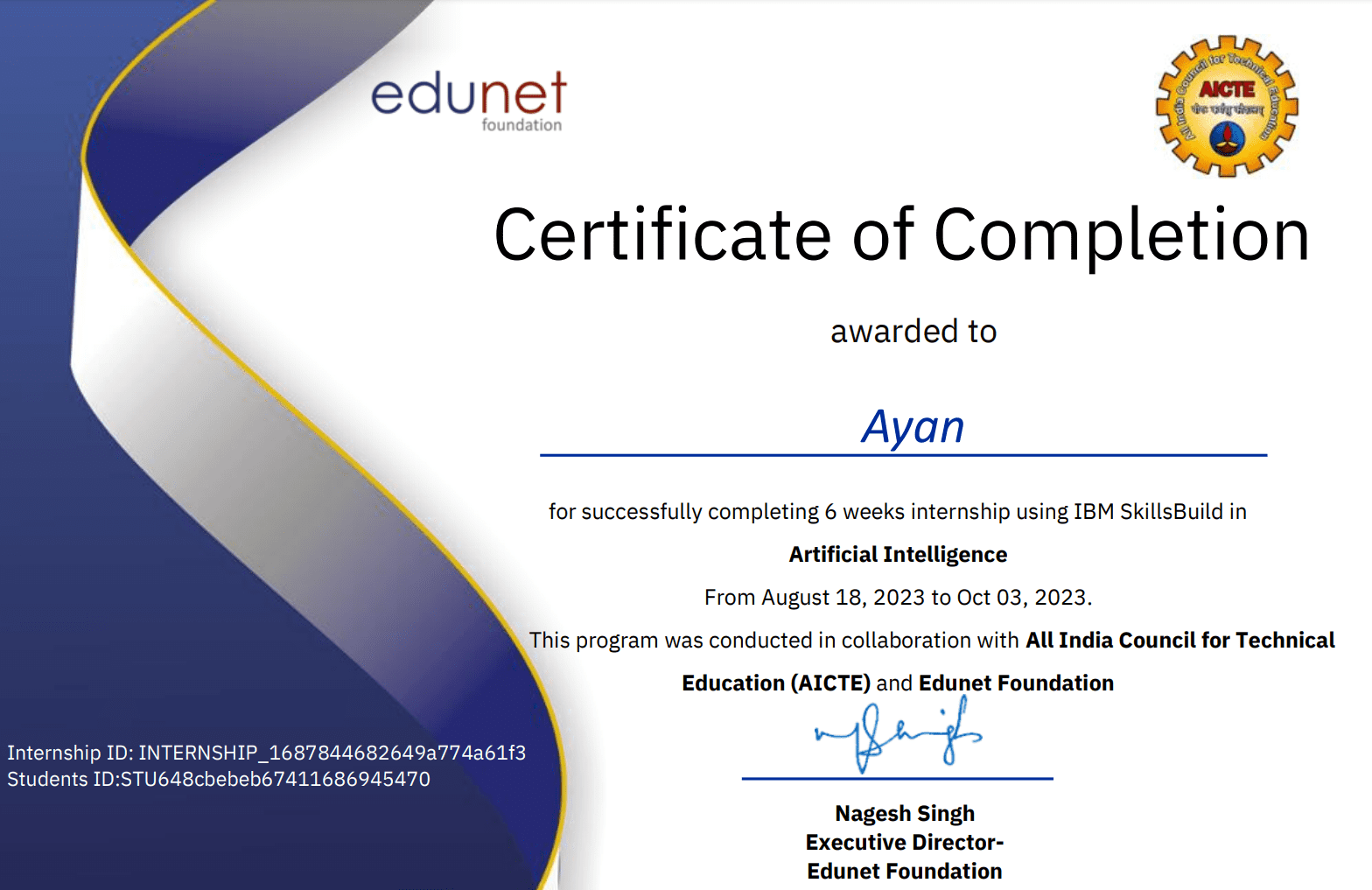 Welcome to AYAN Portfolio